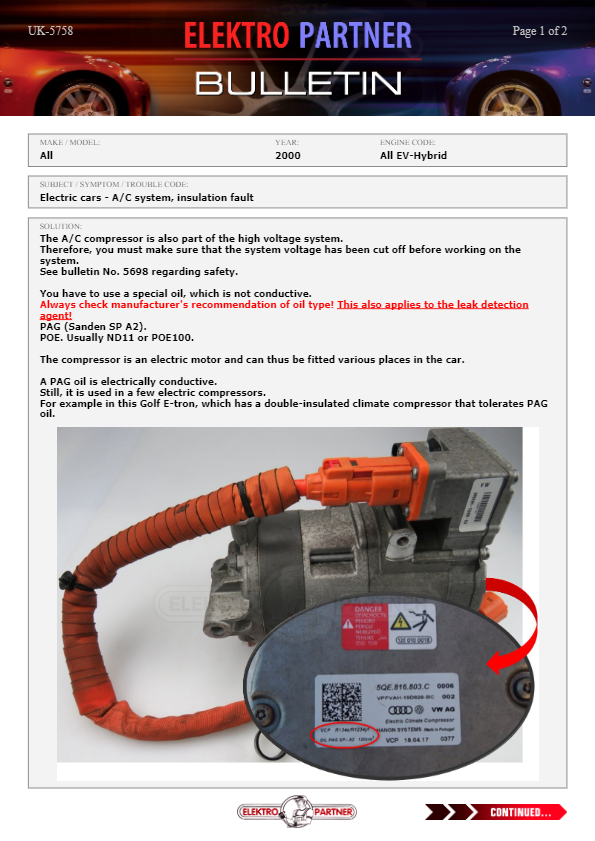 Electric Car AC Insulation Fault - MAC Partners Europe