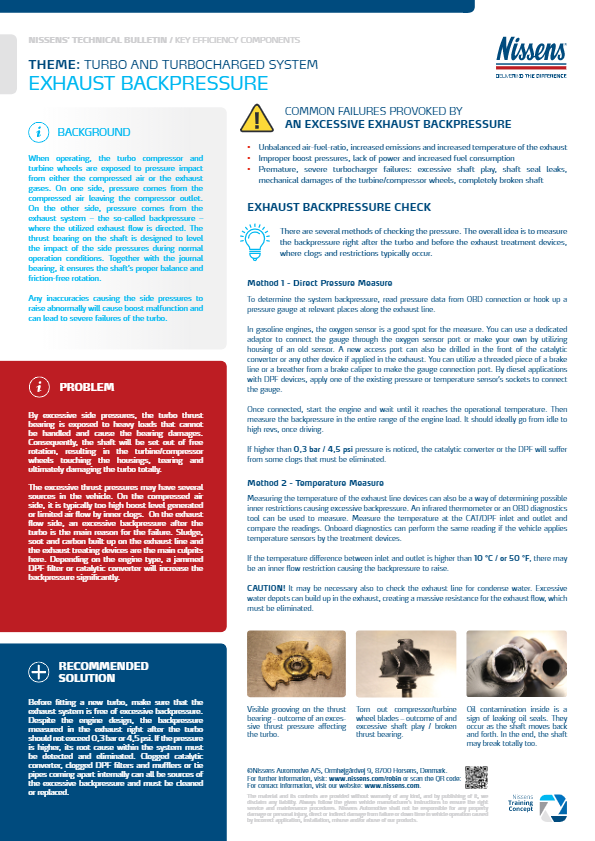 Exhaust Back-Pressure - MAC Partners Europe